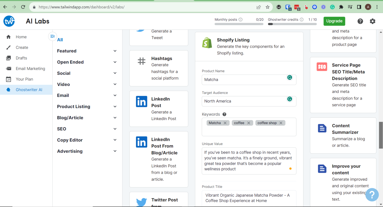 The Ultimate Guide to Using Tailwind AI Goshtwriter for E-Commerce - TecnoSpotlight